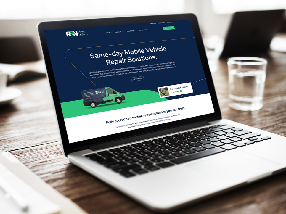Rapid Repair Network Rebrand & Website Launch | RRN